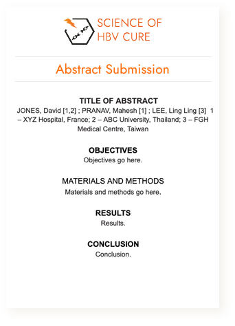 Abstracts 2022 Test - Science of HBV Cure
